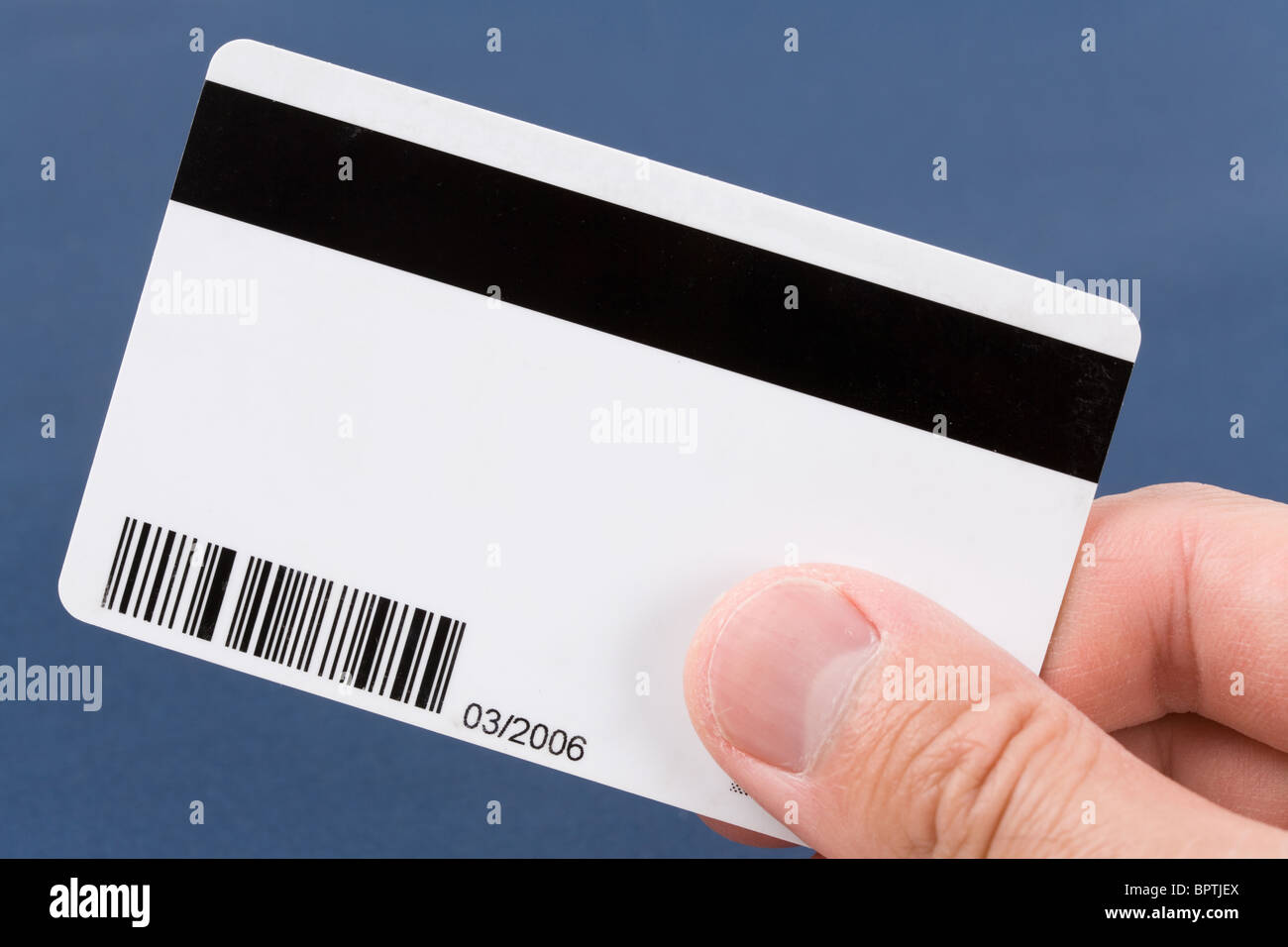 Plastic Digital Data Card close up Stock Photo - Alamy