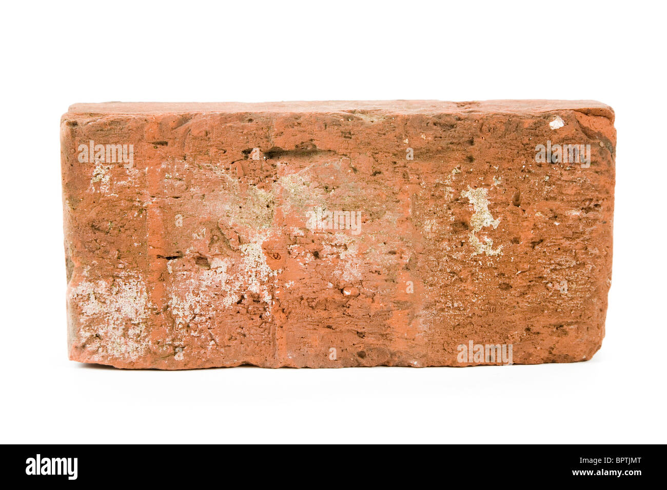 Red Brick with white background Stock Photo - Alamy