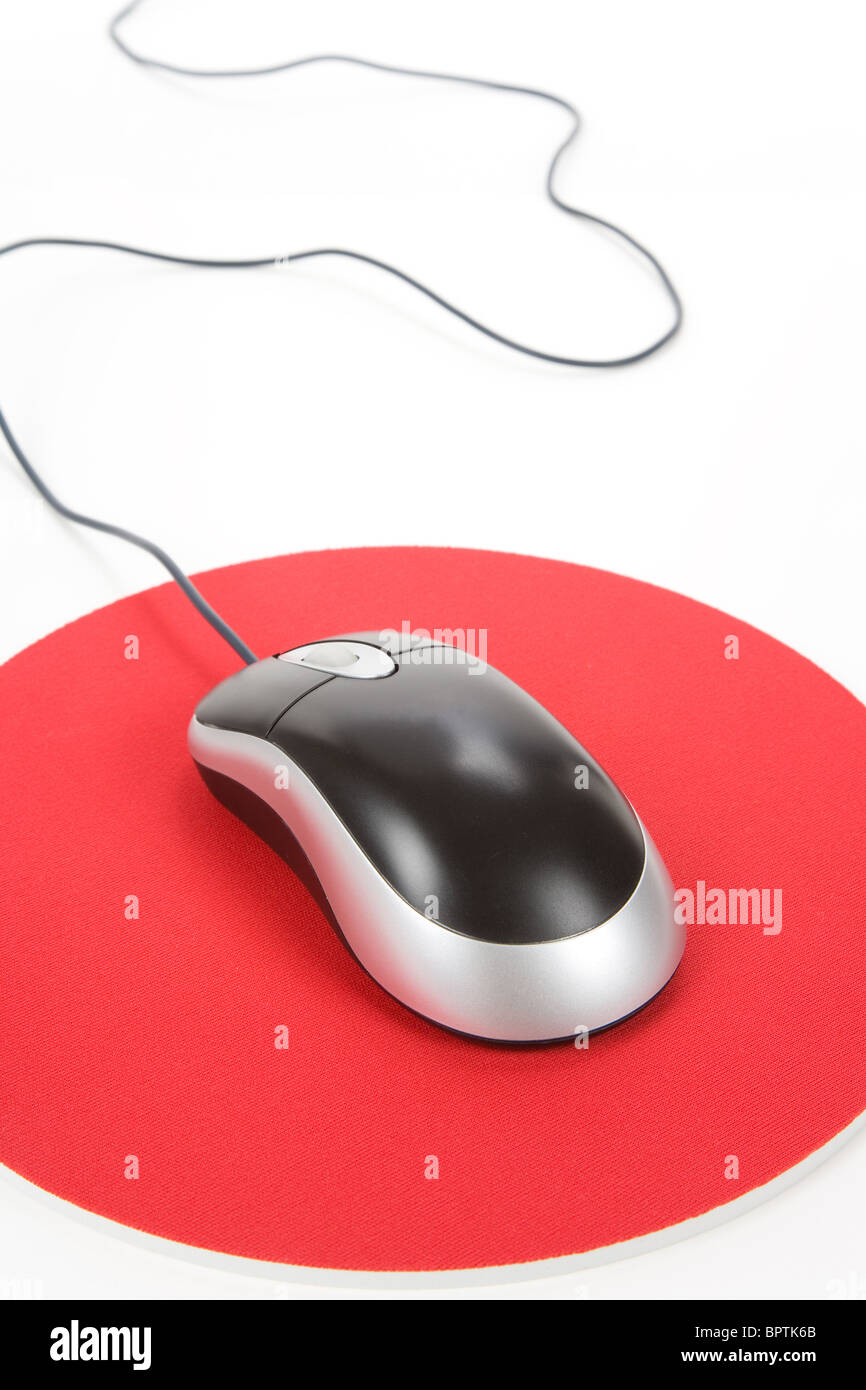 Computer Mouse and pad, Concept of internet Stock Photo - Alamy