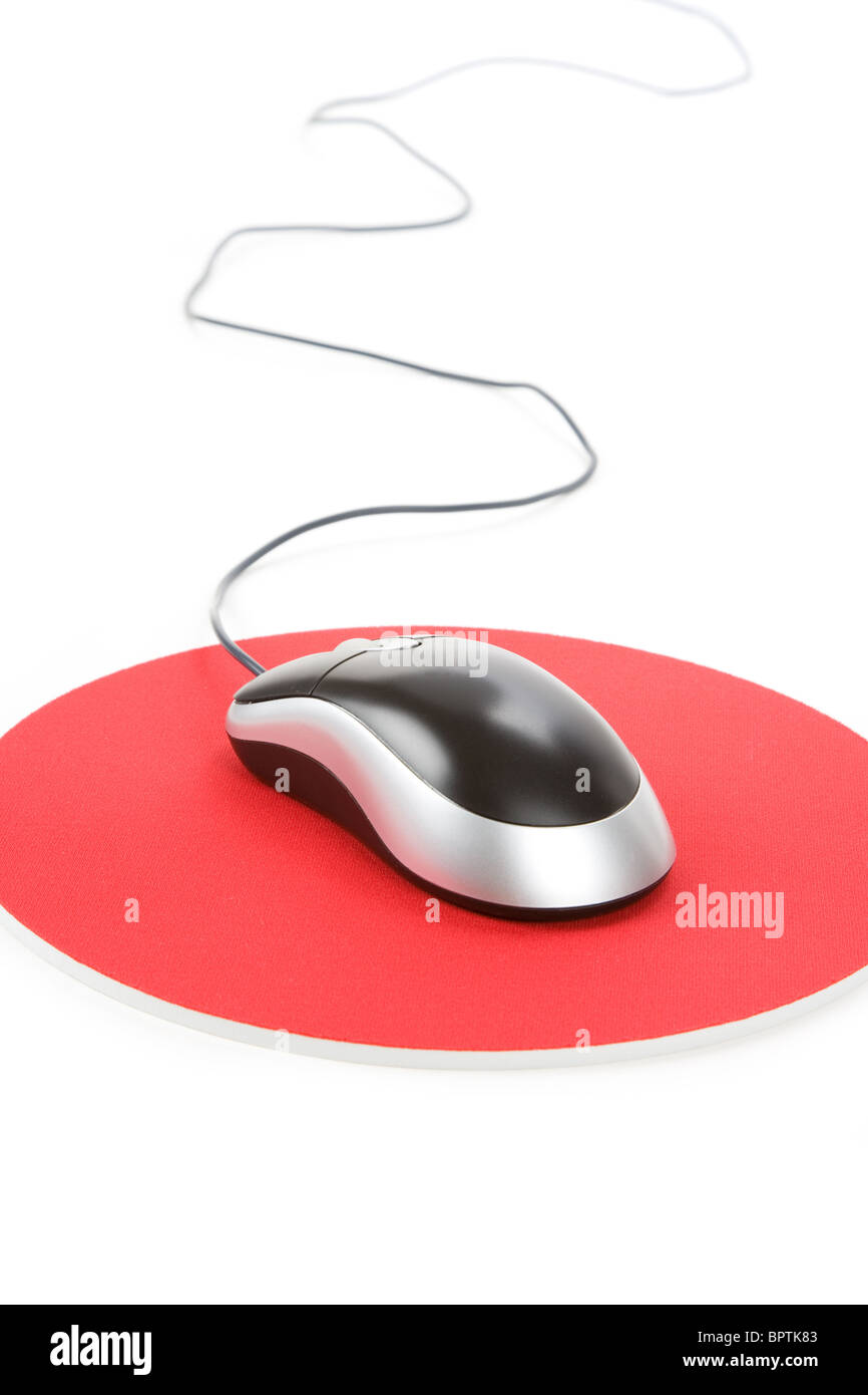 Computer Mouse and pad, Concept of internet Stock Photo - Alamy