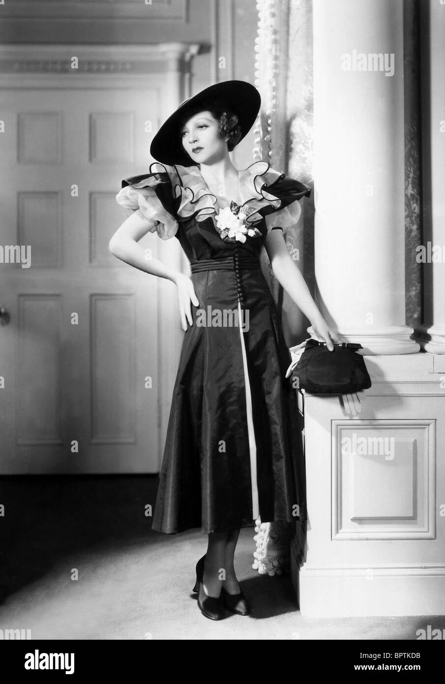 CLAUDETTE COLBERT ACTRESS (1938 Stock Photo - Alamy