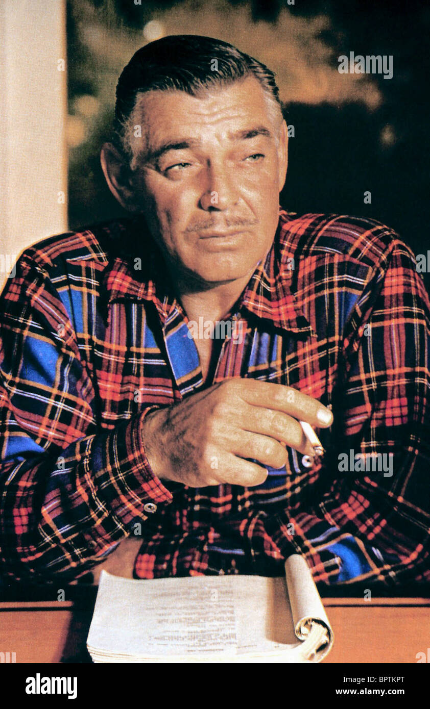 CLARK GABLE ACTOR (1958 Stock Photo - Alamy