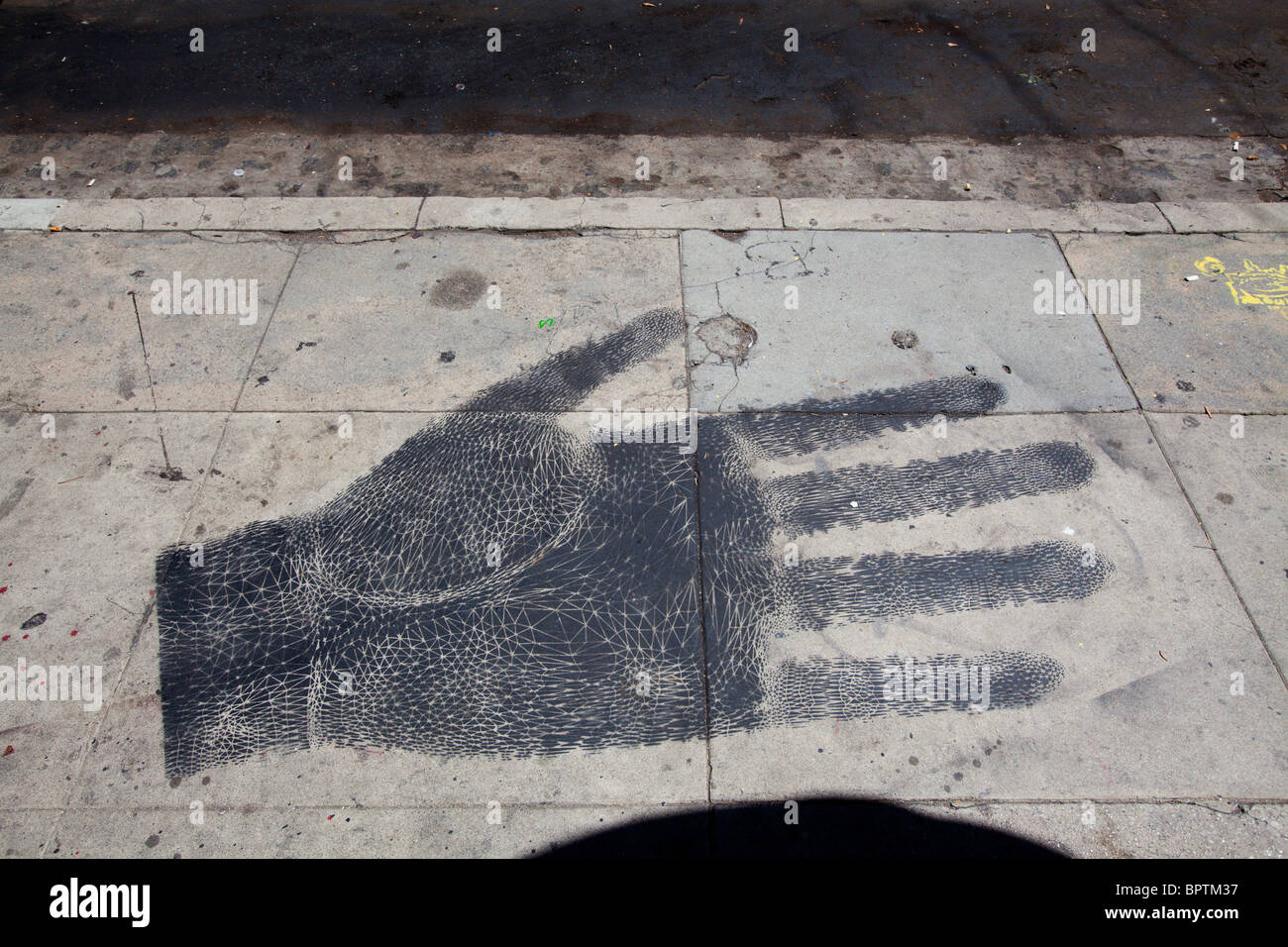 Hand stencil art hi-res stock photography and images - Alamy