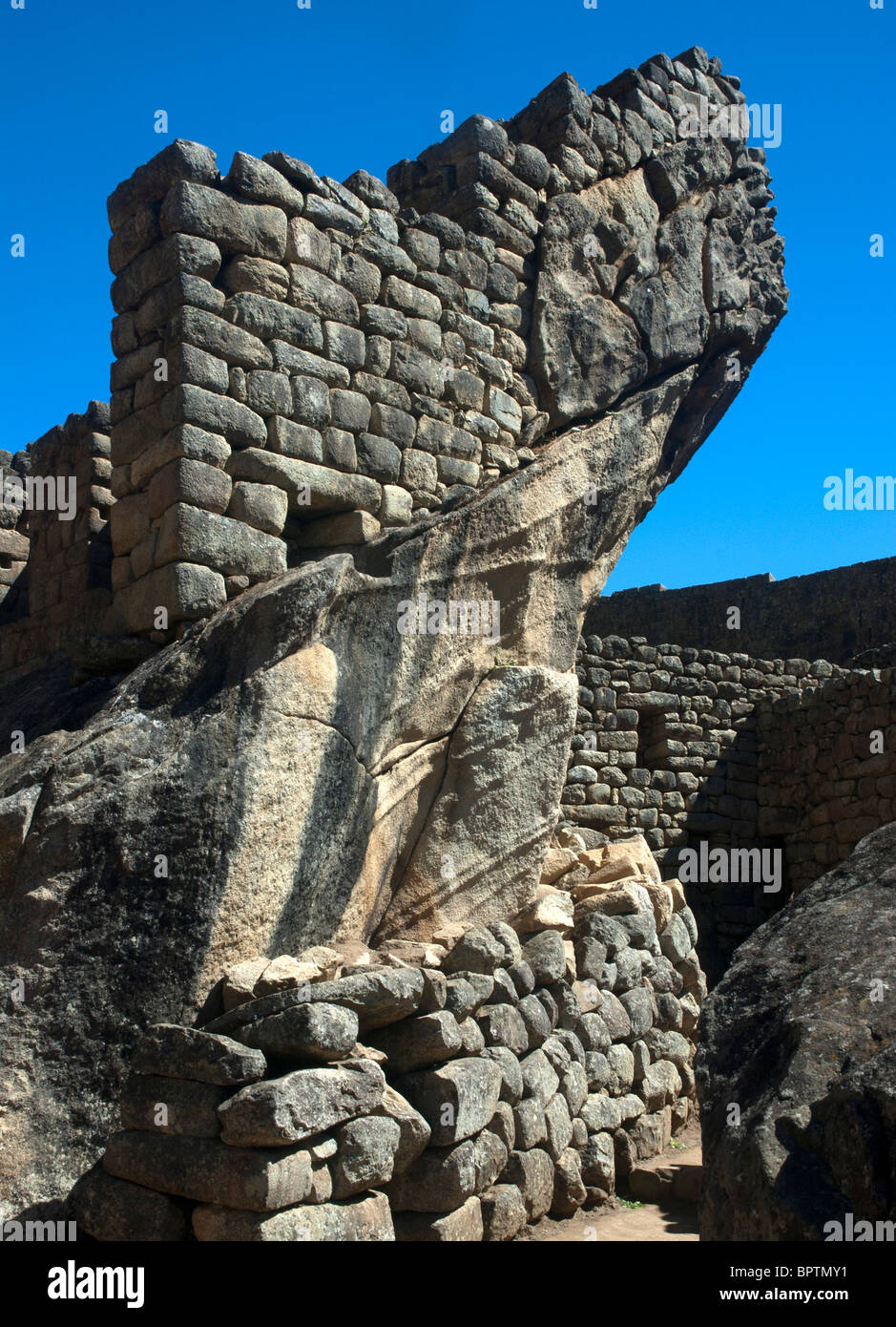 Carved stone machu picchu peru hi-res stock photography and images - Alamy
