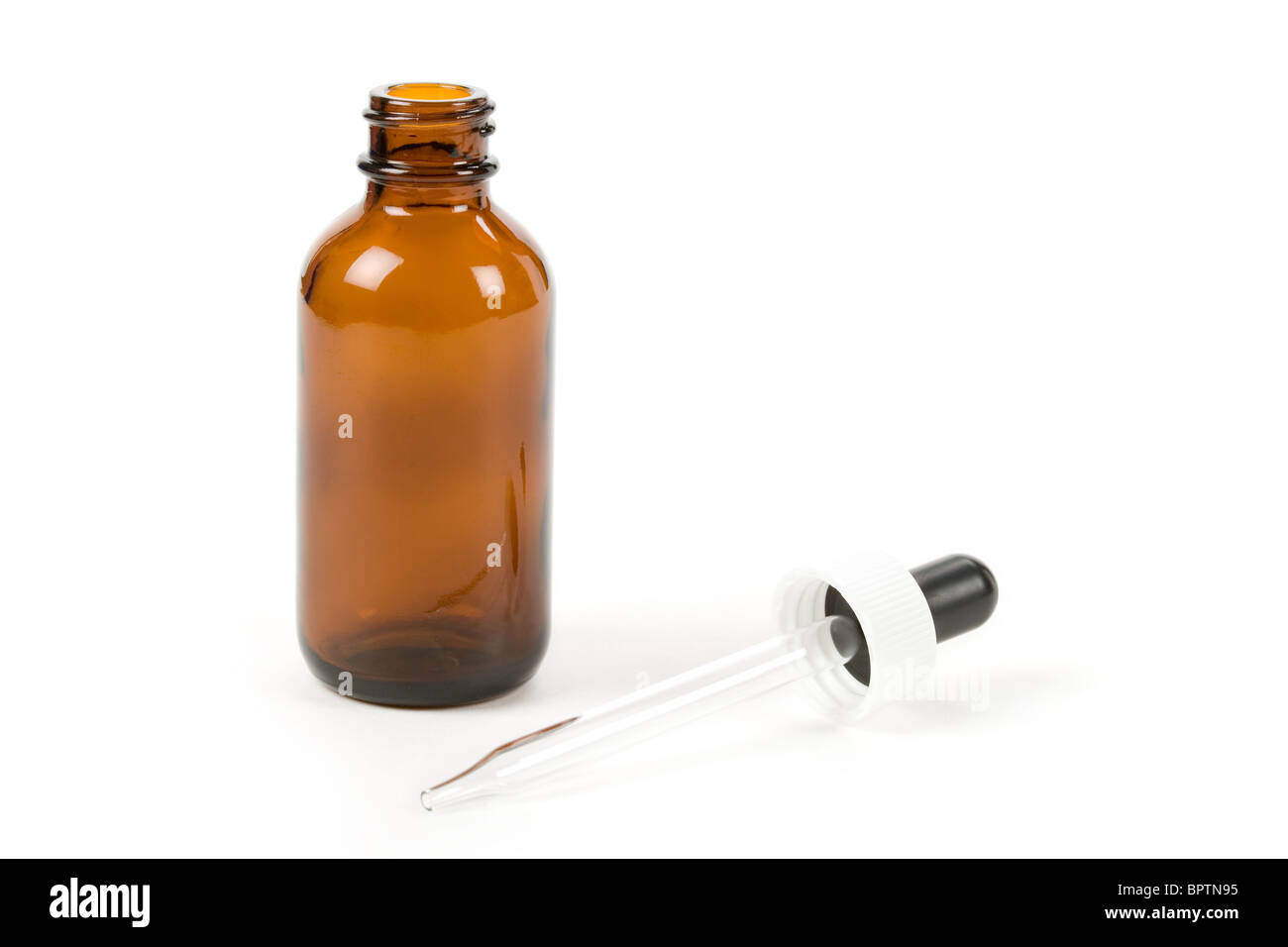 Amber bottle dropper pipette Cut Out Stock Images & Pictures - Alamy