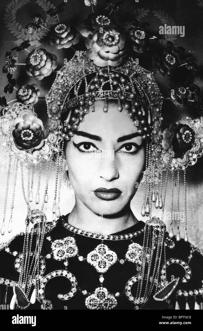 MARIA CALLAS OPERA SINGER & ACTRESS (1958 Stock Photo - Alamy