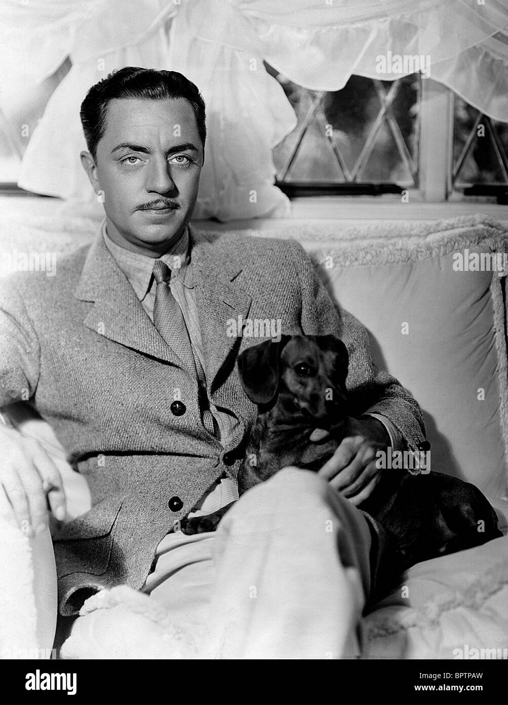 WILLIAM POWELL & DOG ACTOR (1933 Stock Photo - Alamy