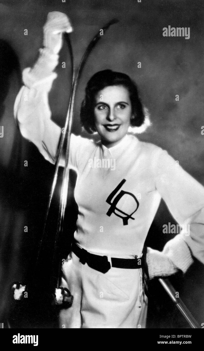LENI RIEFENSTAHL FILM DIRECTOR (1932 Stock Photo - Alamy