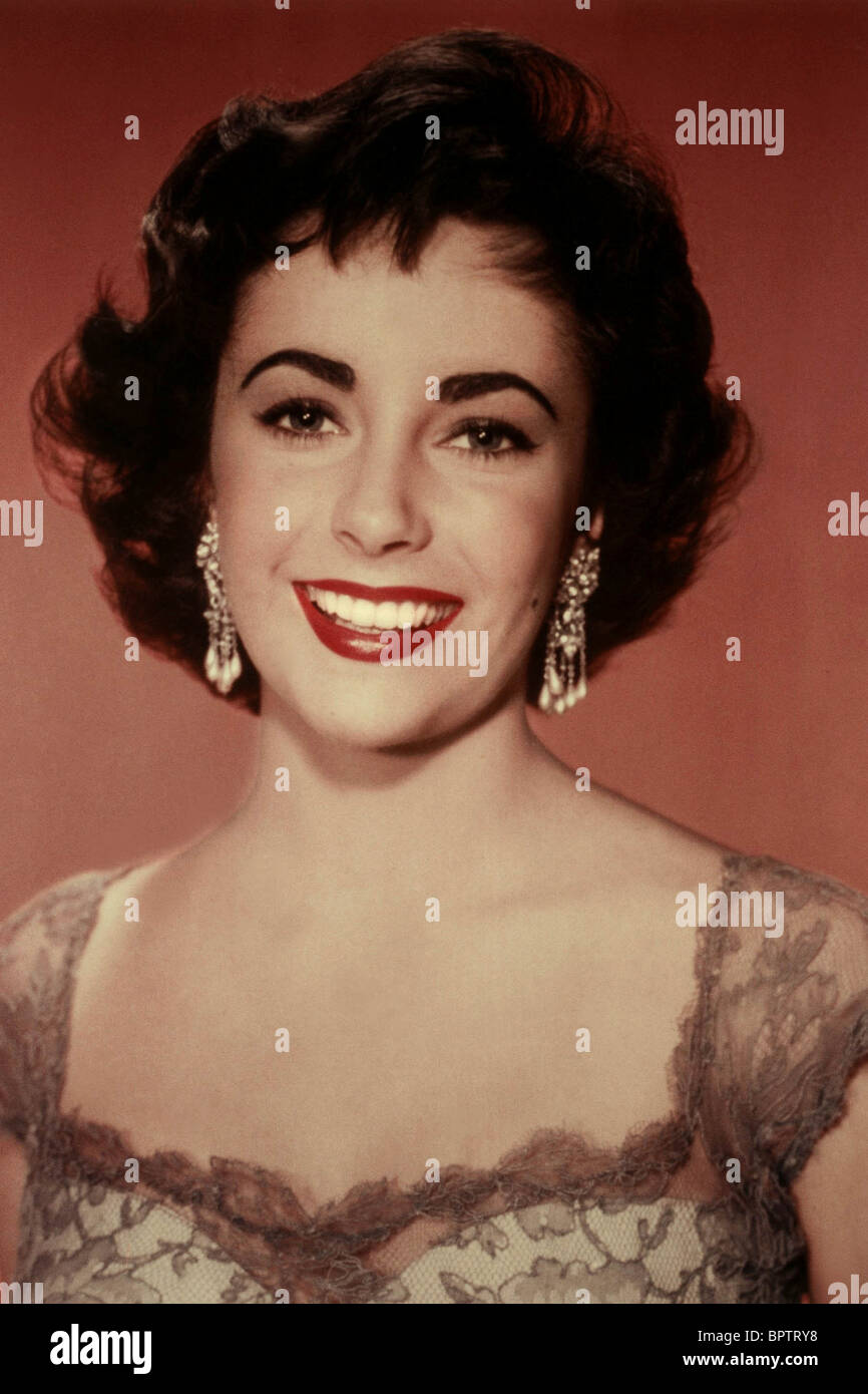ELIZABETH TAYLOR ACTRESS (1952 Stock Photo - Alamy