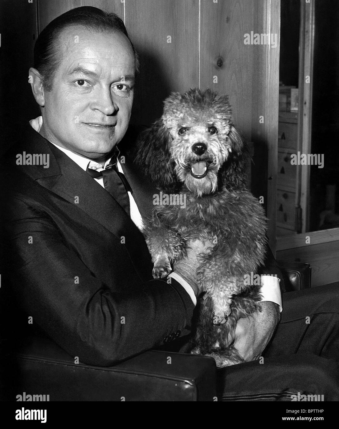 BOB HOPE WITH DOG ACTOR (1964 Stock Photo - Alamy