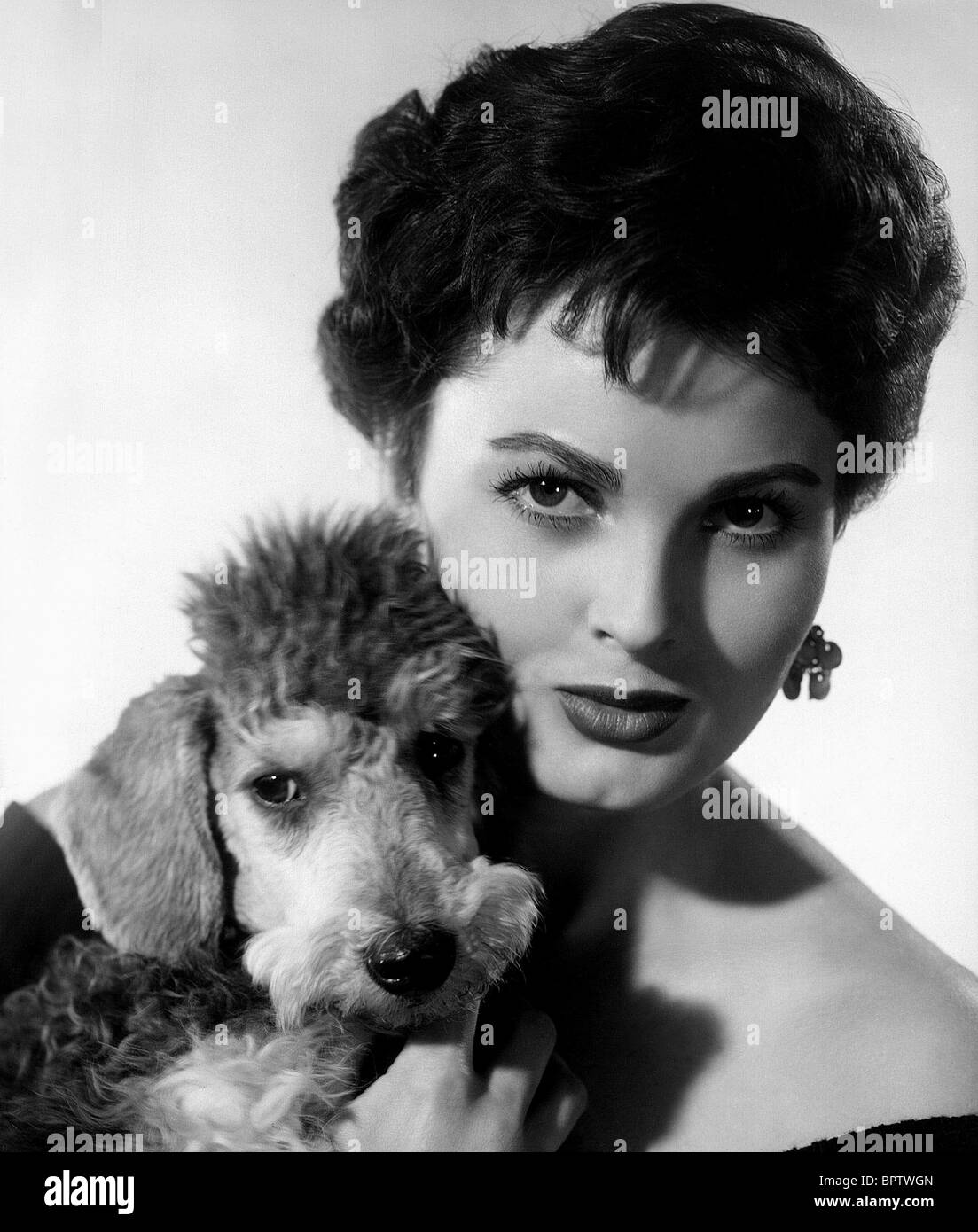 URSULA THIESS & DOG ACTRESS (1953 Stock Photo - Alamy