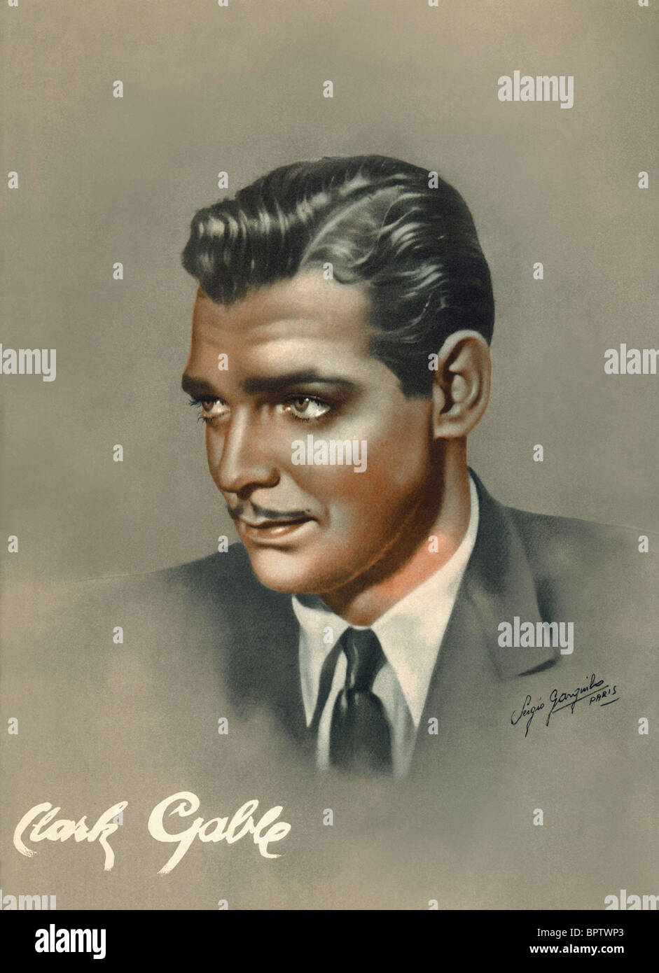 CLARK GABLE ACTOR (1934 Stock Photo - Alamy
