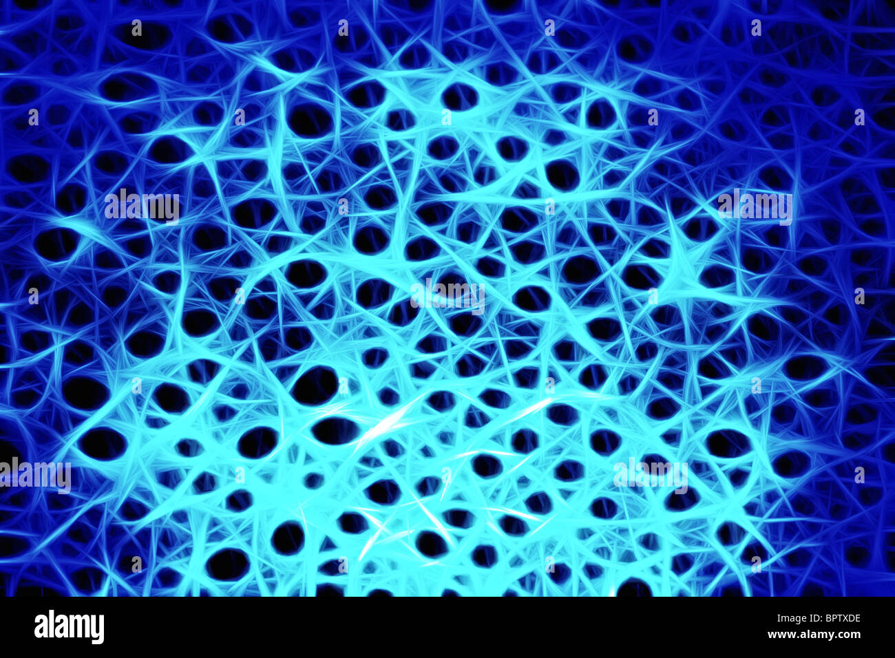 Blue and cyan abstract background with black holes Stock Photo - Alamy