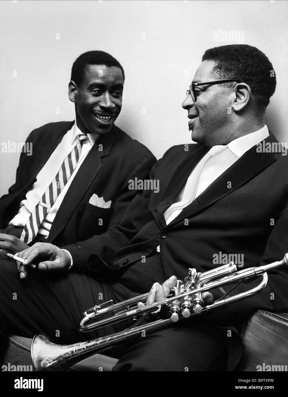 HOWARD 'JINKS' JENKINS & DIZZY GILLESPIE JAZZ MUSICIANS (1964 Stock ...