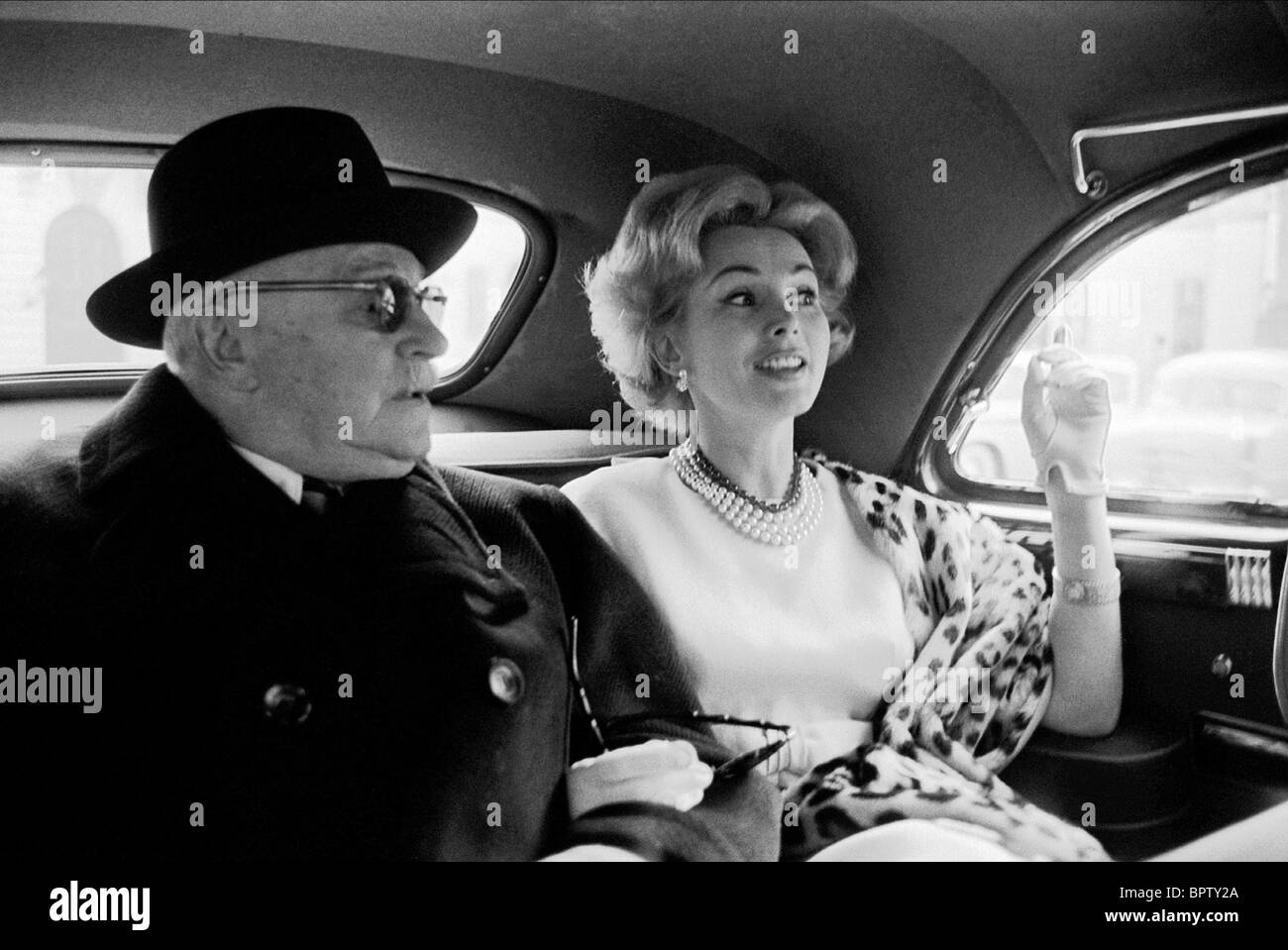 Vilmos Gabor Zsa Zsa Gabor Black and White Stock Photos & Images - Alamy