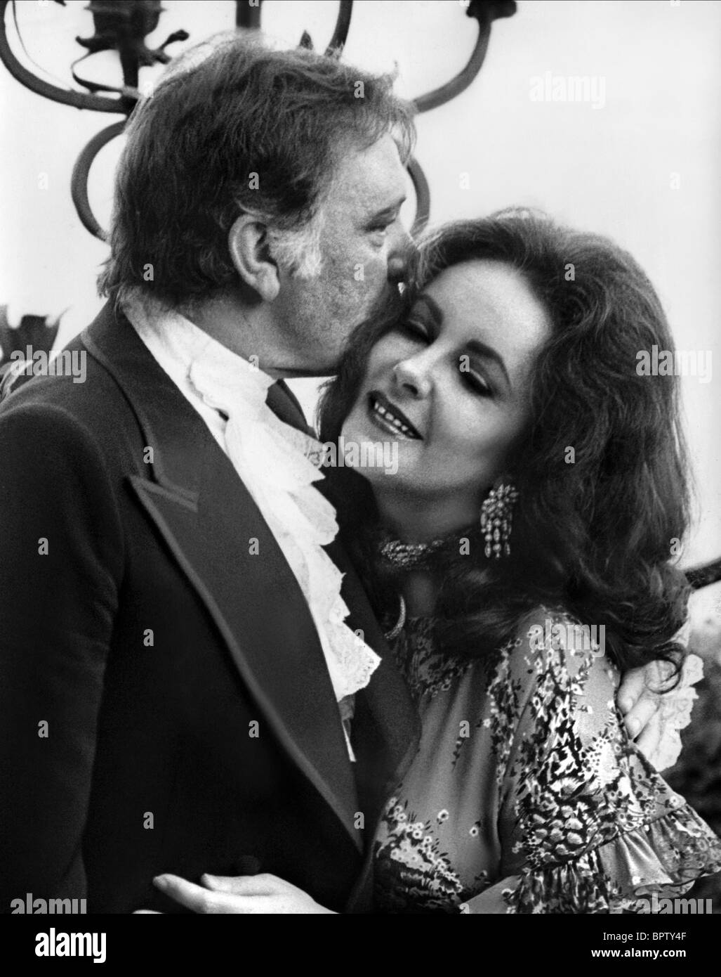 Actress Elizabeth Taylor Richard Burton High Resolution Stock ...