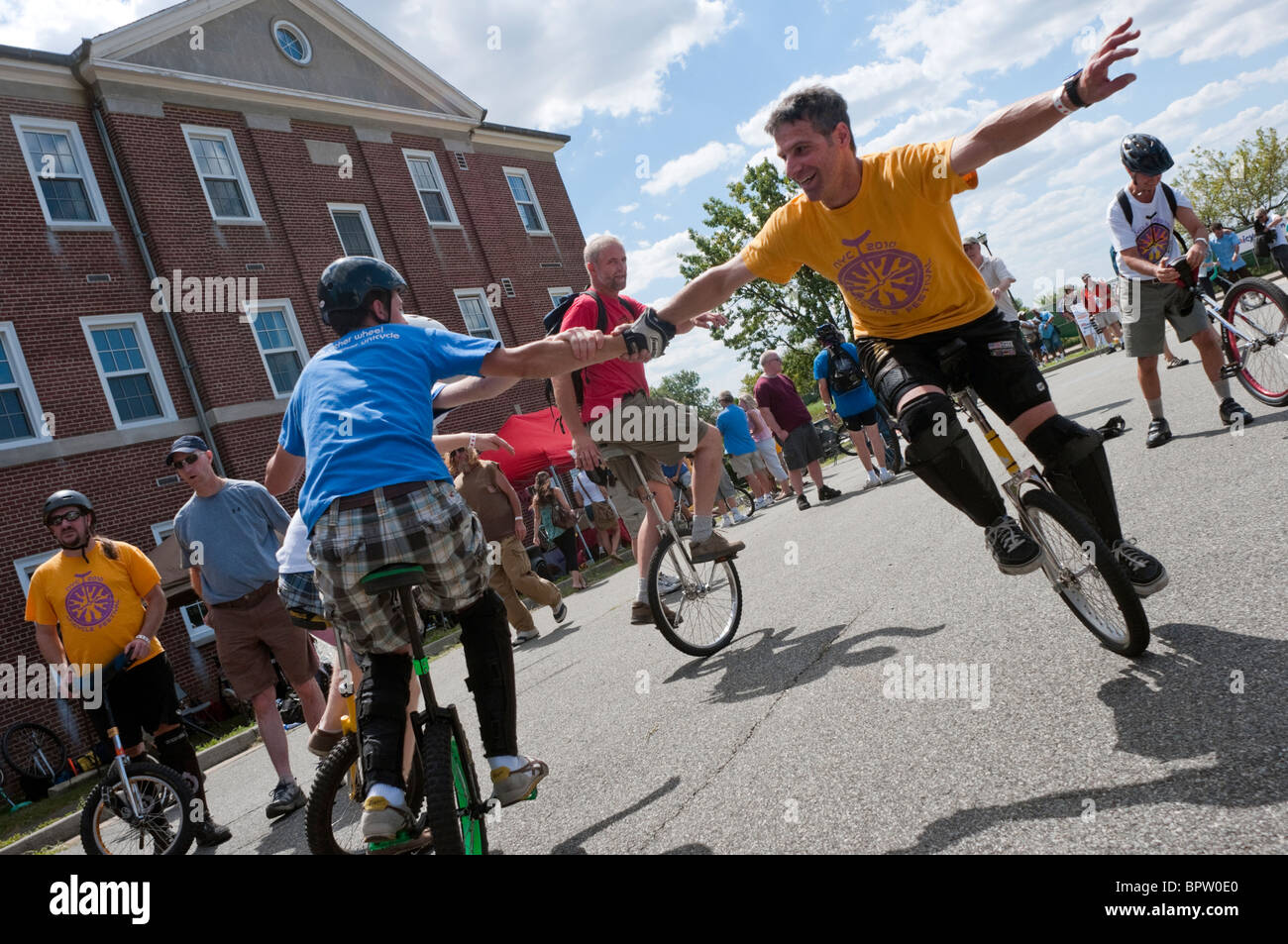 Unicyclists High Resolution Stock Photography and Images - Alamy
