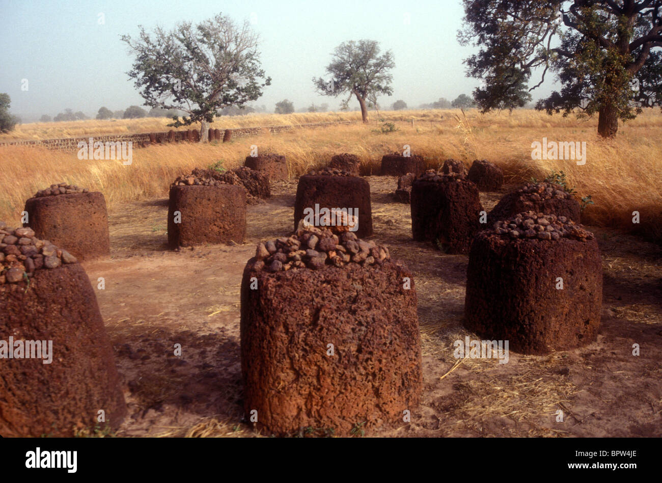 Ancient stone circle at Wassau in the upper river division of the ...