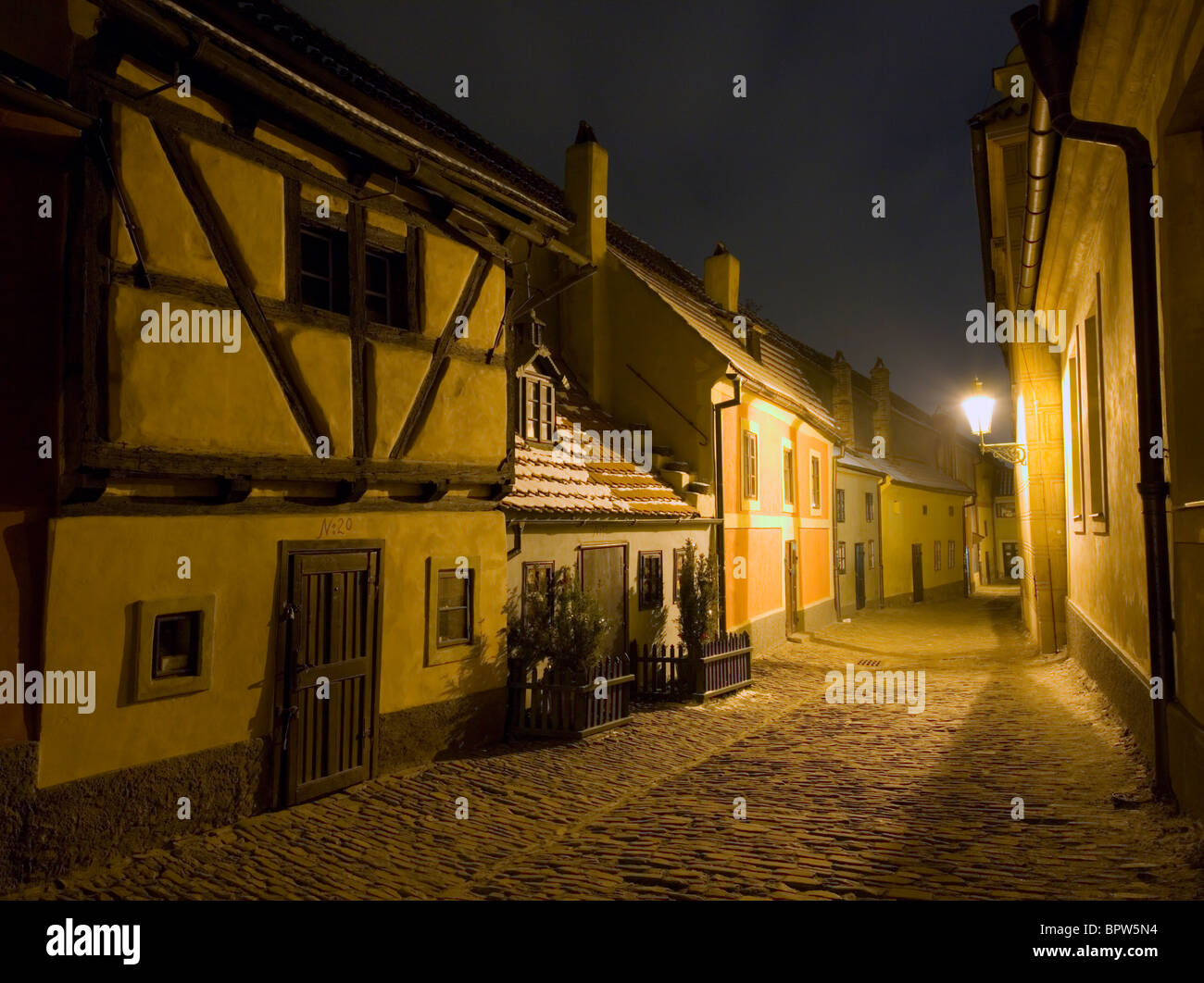 Golden Lane in Prague, Czech Republic Stock Photo - Alamy