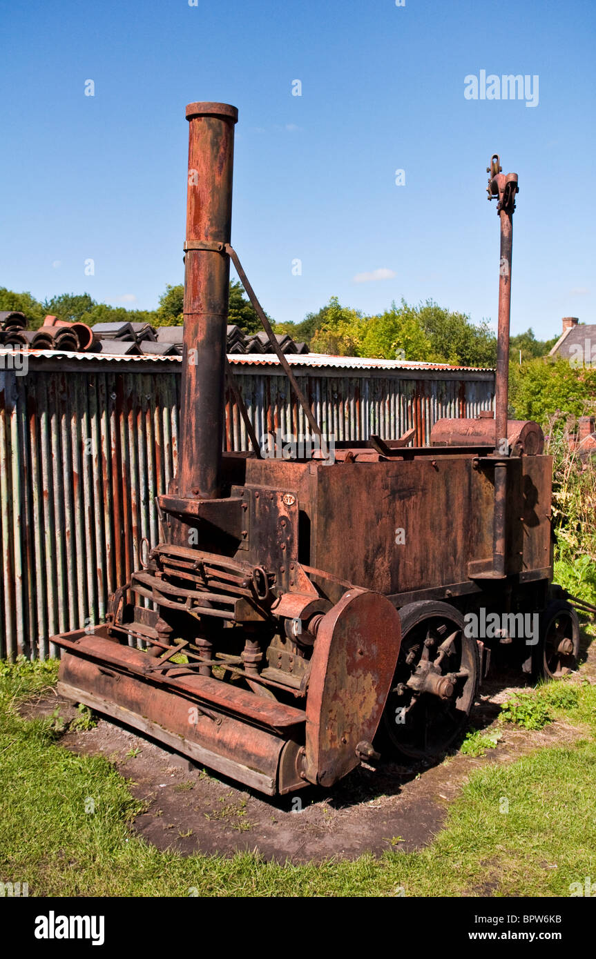 Victorian Steam powered road roller Stock Photo - Alamy
