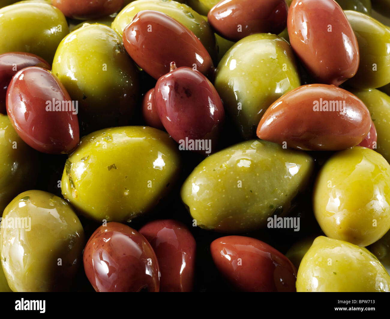 Fresh mixed green & kalamata olives olives photos, pictures & images ...