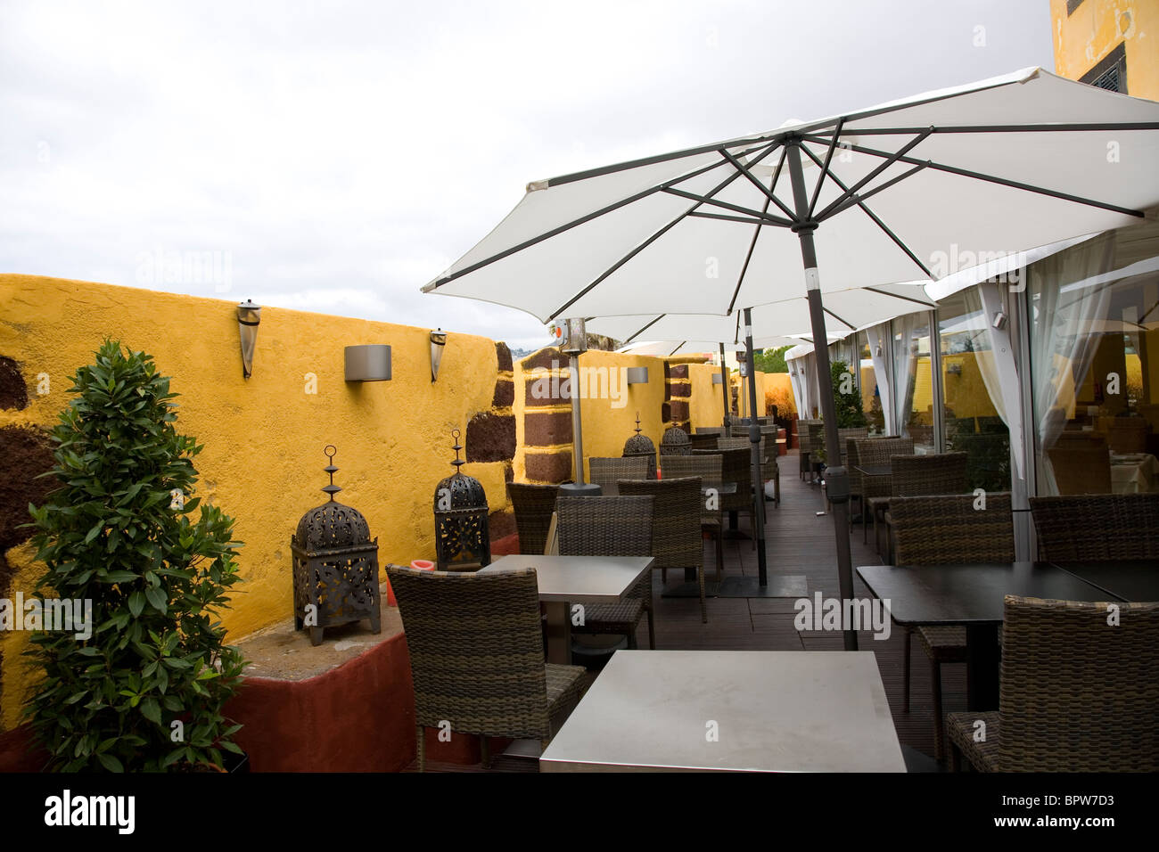 Fortaleza do São Tiago restaurant - Funchal- Madeira Stock Photo - Alamy