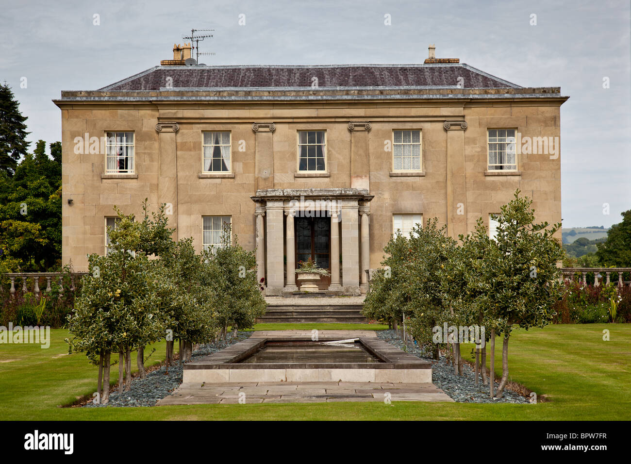 Glansevern Hall, near Welshpool, Powys, Wales Stock Photo - Alamy