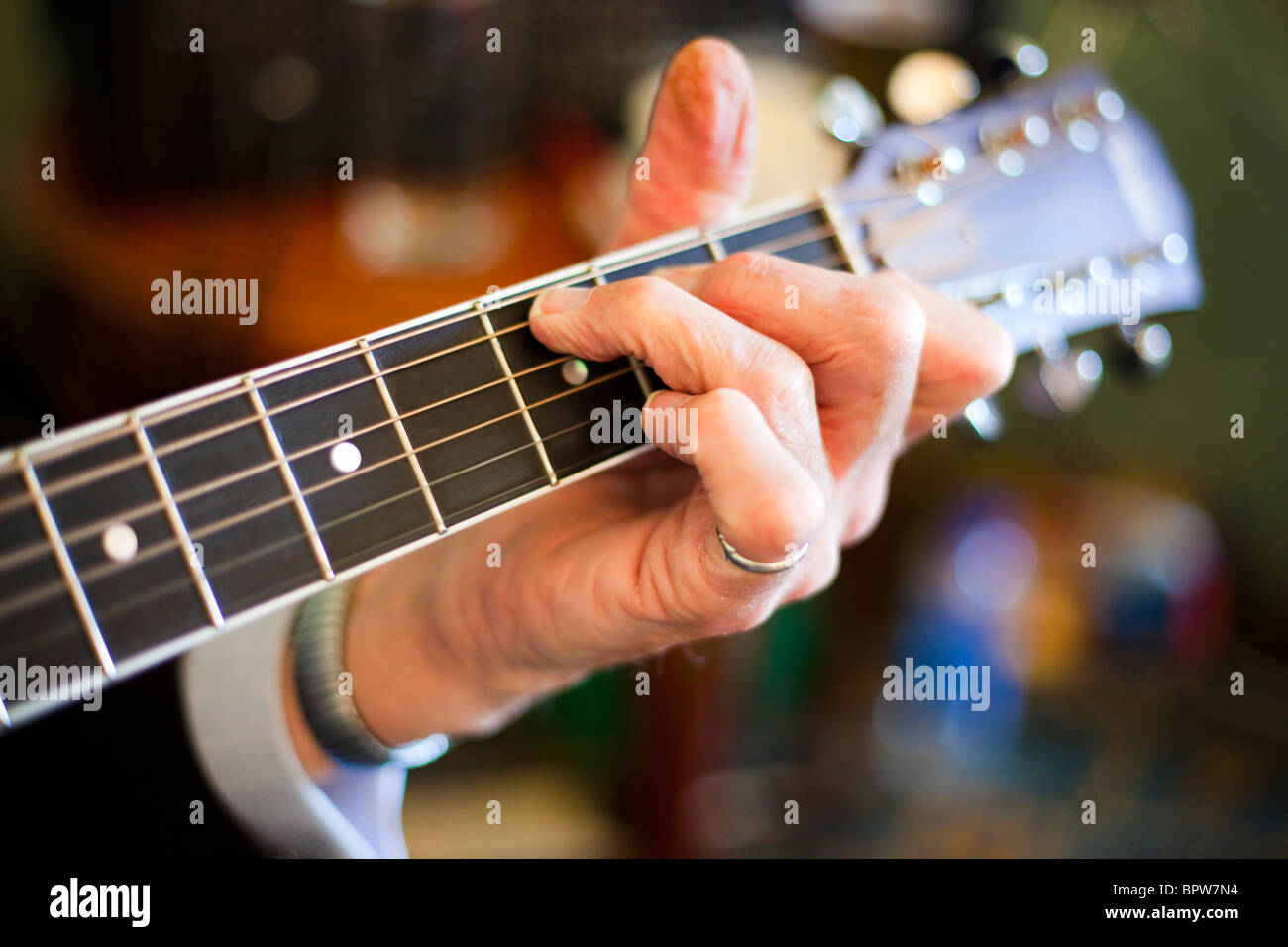 Guitar fretboard hi-res stock photography and images - Alamy