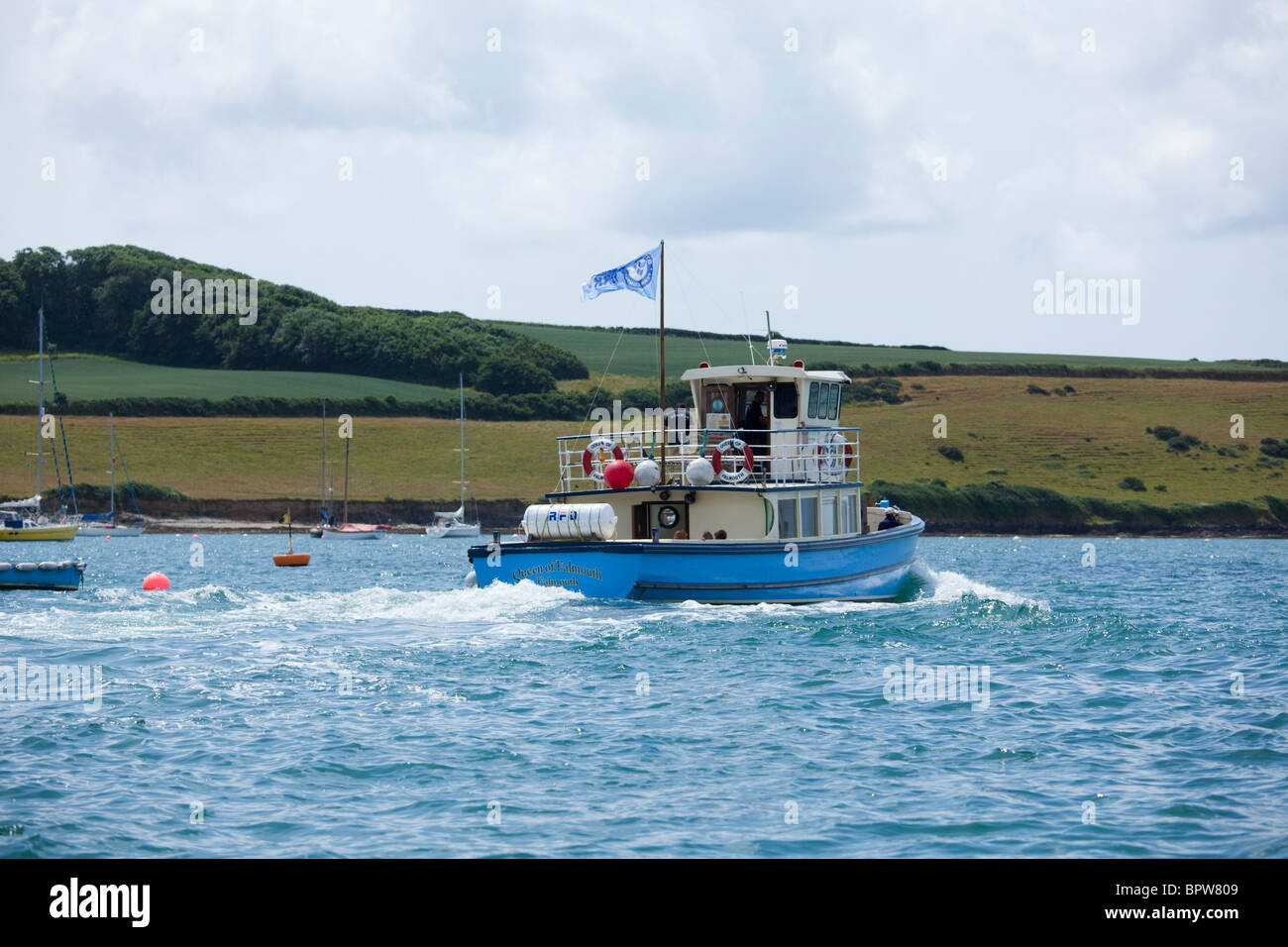 River fal and boat hi-res stock photography and images - Alamy