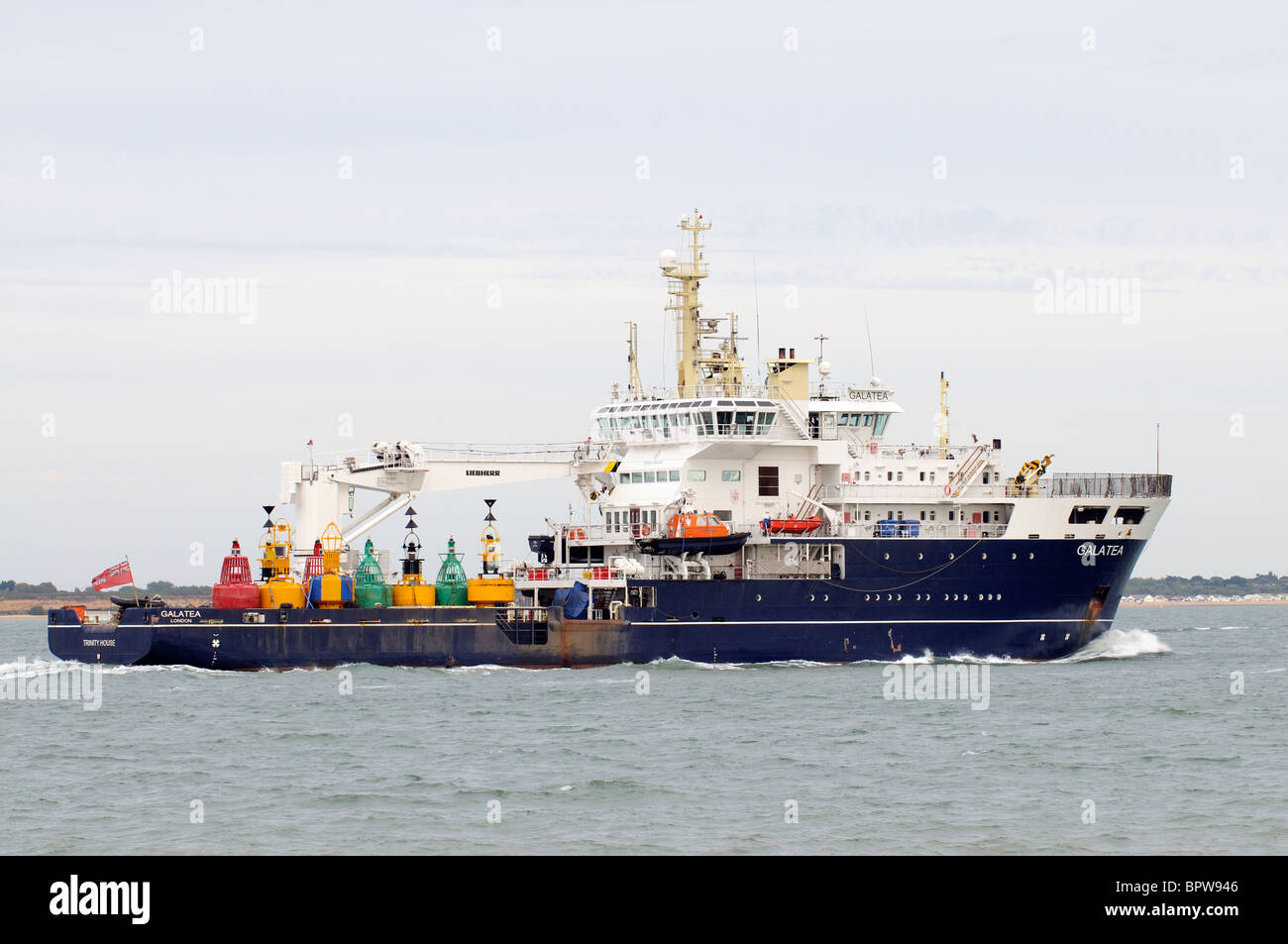 THV Galatea a Trinity House lighthouse & multi function tender ship ...