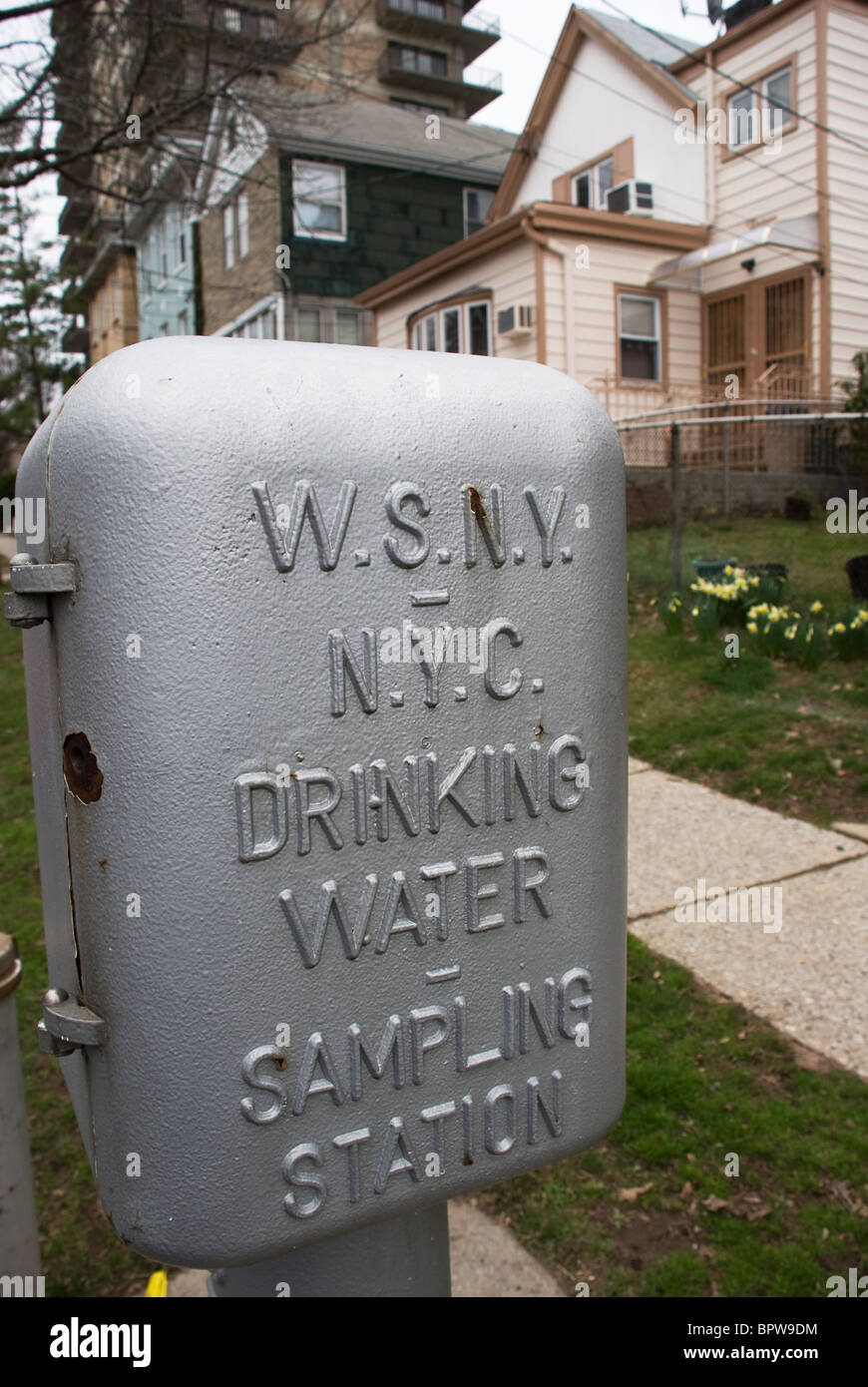 Residential neighborhood water sampling station box for routine New ...