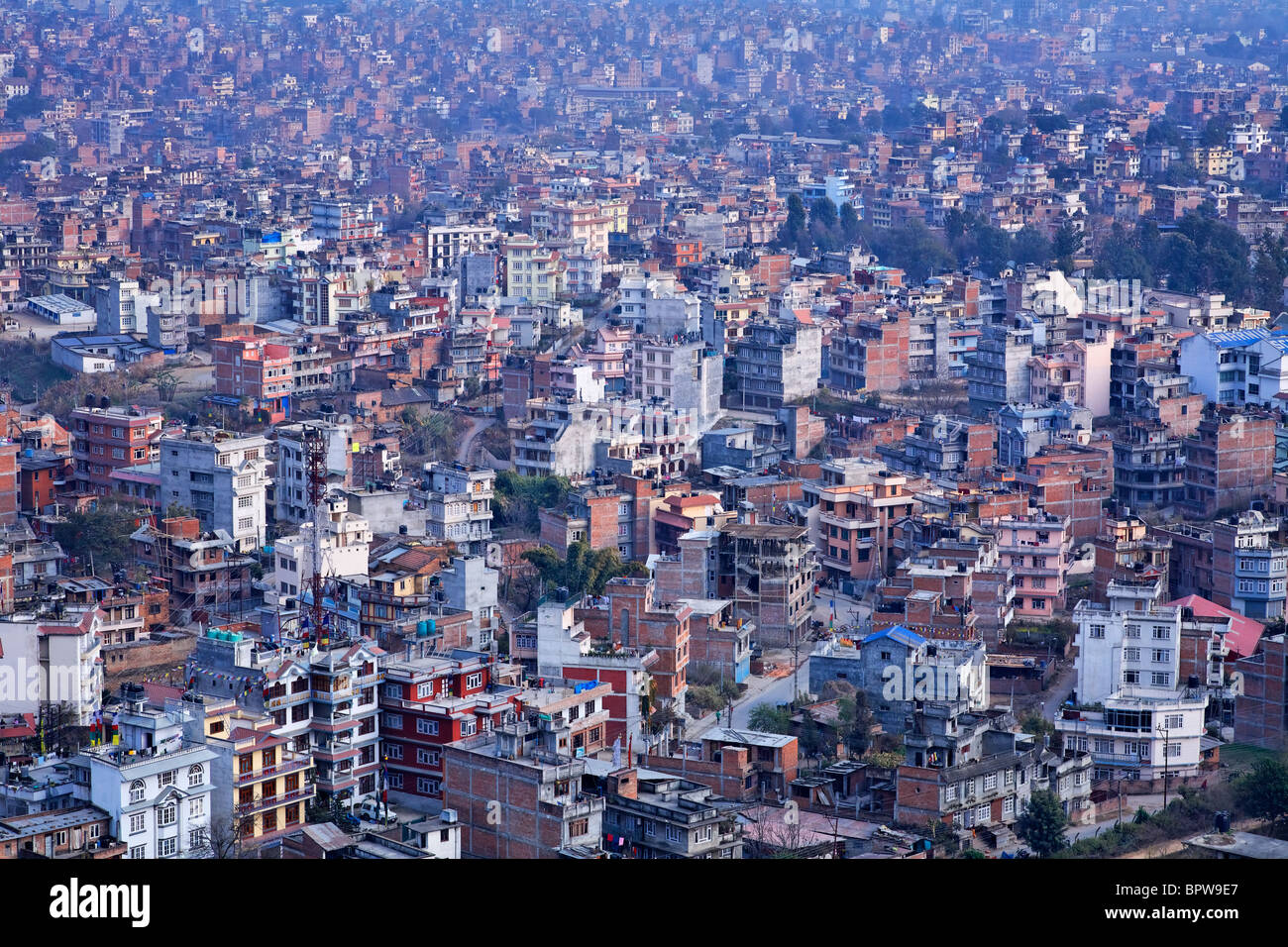 Aerial View Of Kathmandu City High Resolution Stock Photography and ...