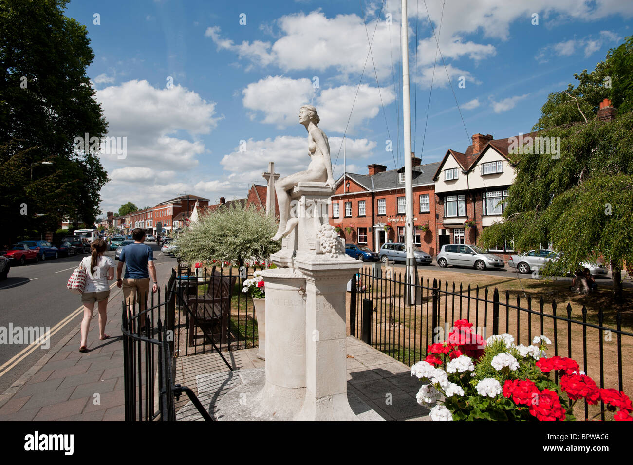 Marlow historic town situated on the River Thames, Buckinghamshire ...
