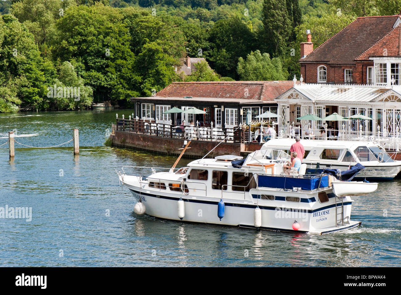 Marlow historic town situated on the River Thames, Buckinghamshire ...