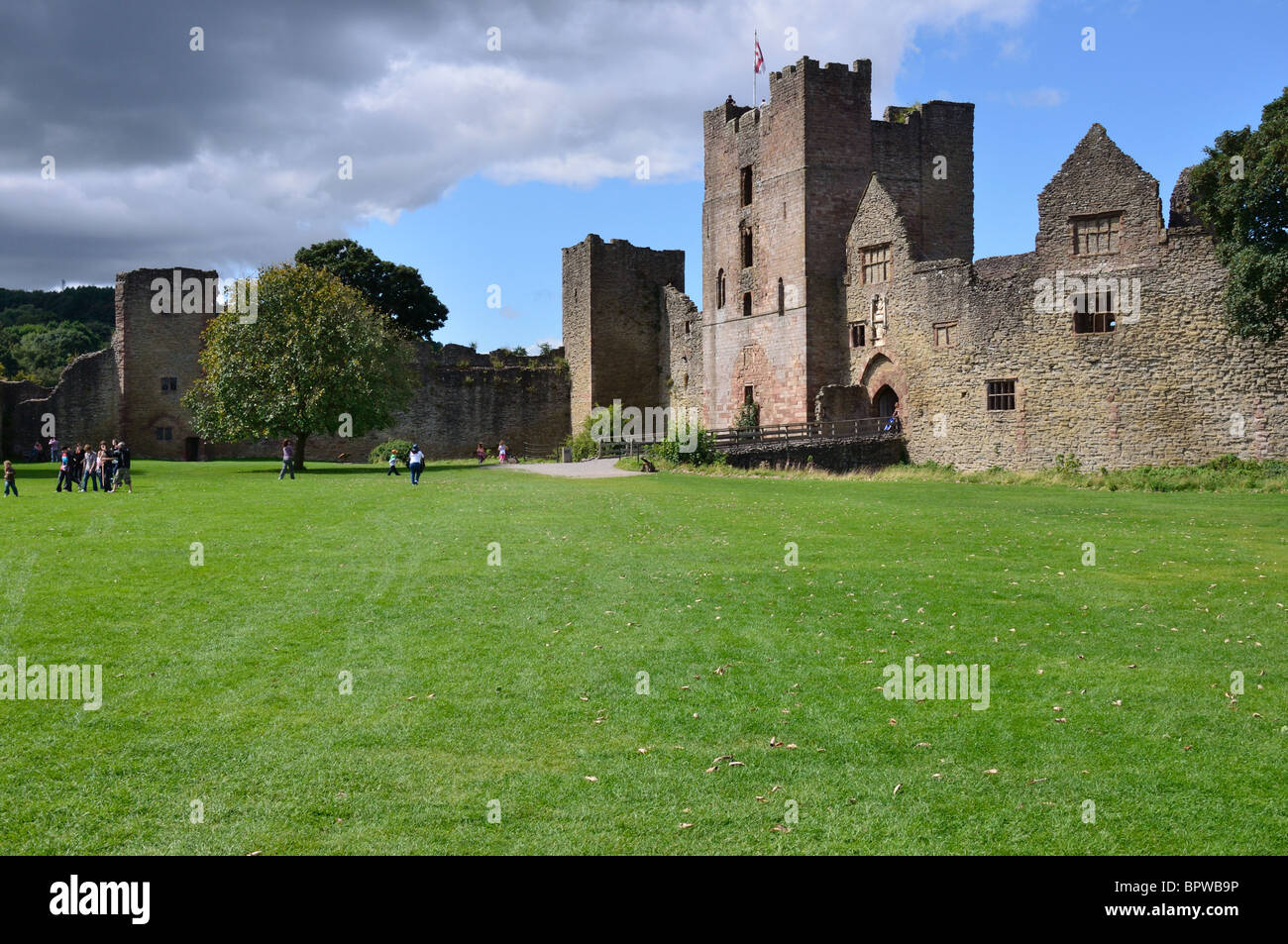 The Outer Bailey Of A Castle