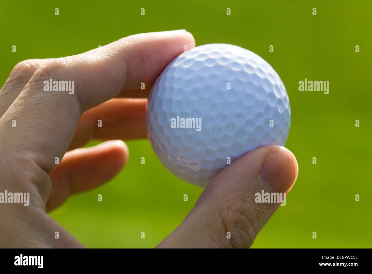 Golf Ball close up shot Stock Photo - Alamy
