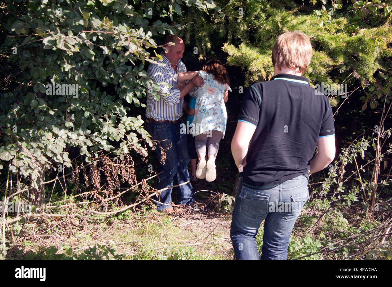 A Person Caught In Snare