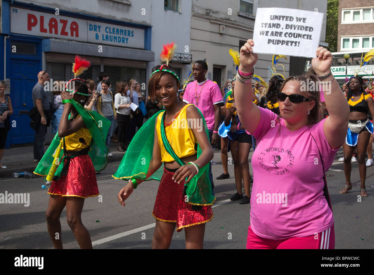 Notting Hill Carnival parade, London, England, United Kingdom Stock ...