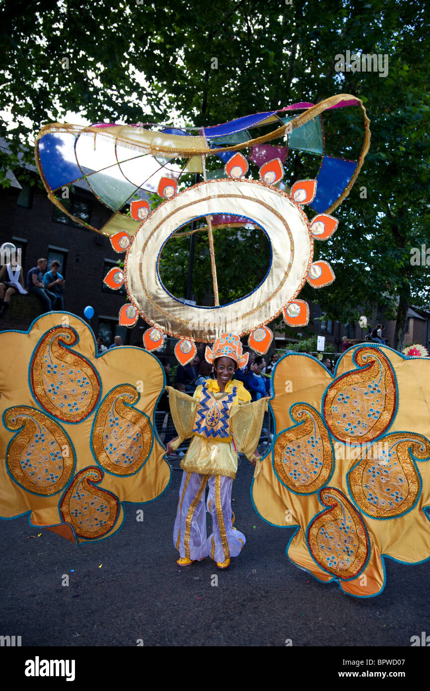 Notting Hill Carnival parade, London, England, United Kingdom Stock ...