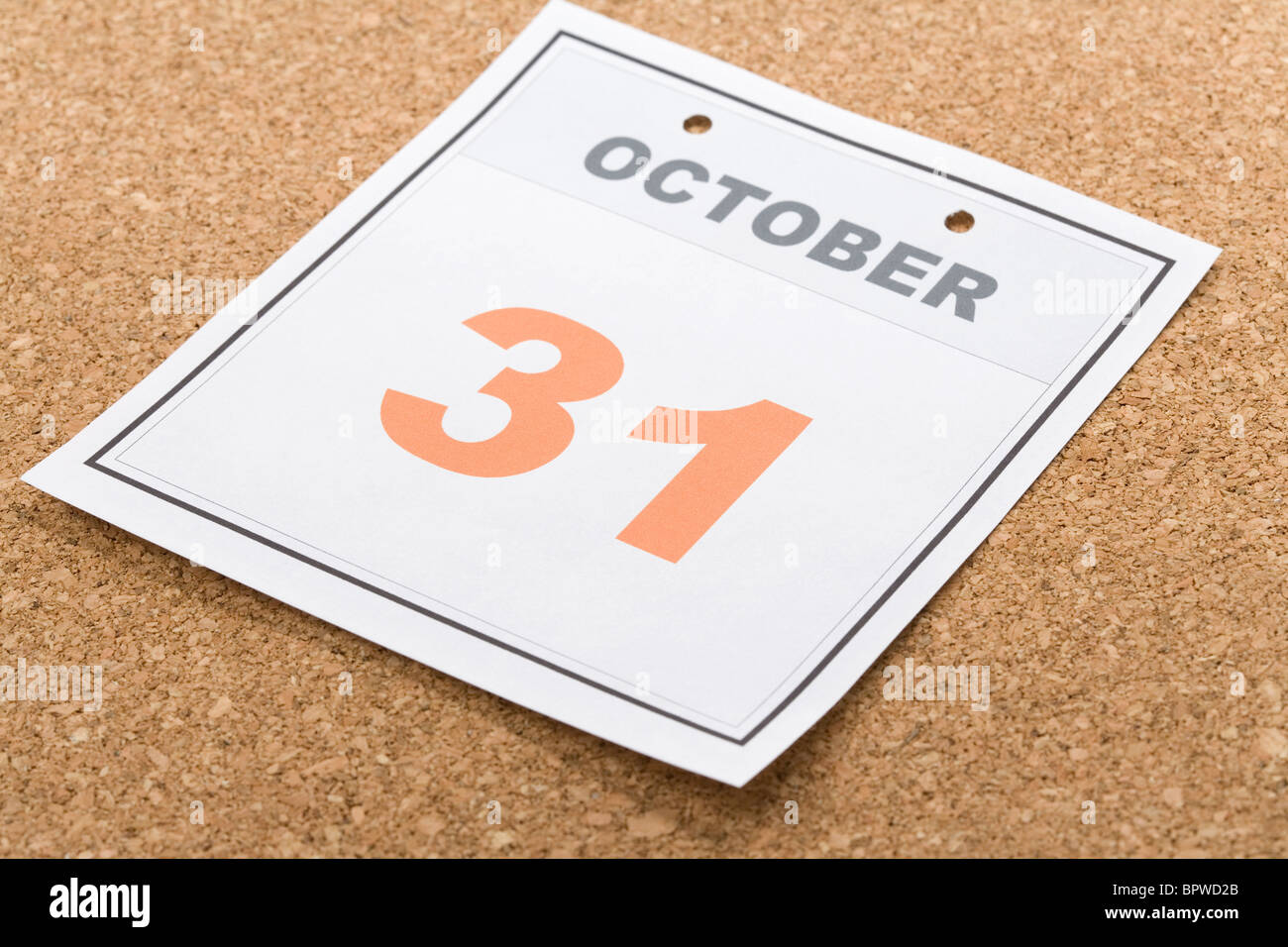 31 october calendar hi-res stock photography and images - Alamy