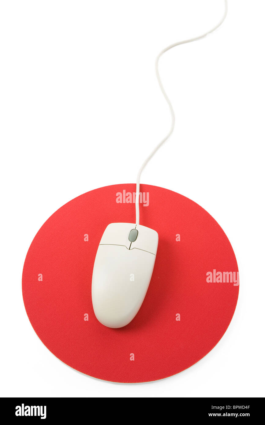 computer mouse with white background Stock Photo - Alamy