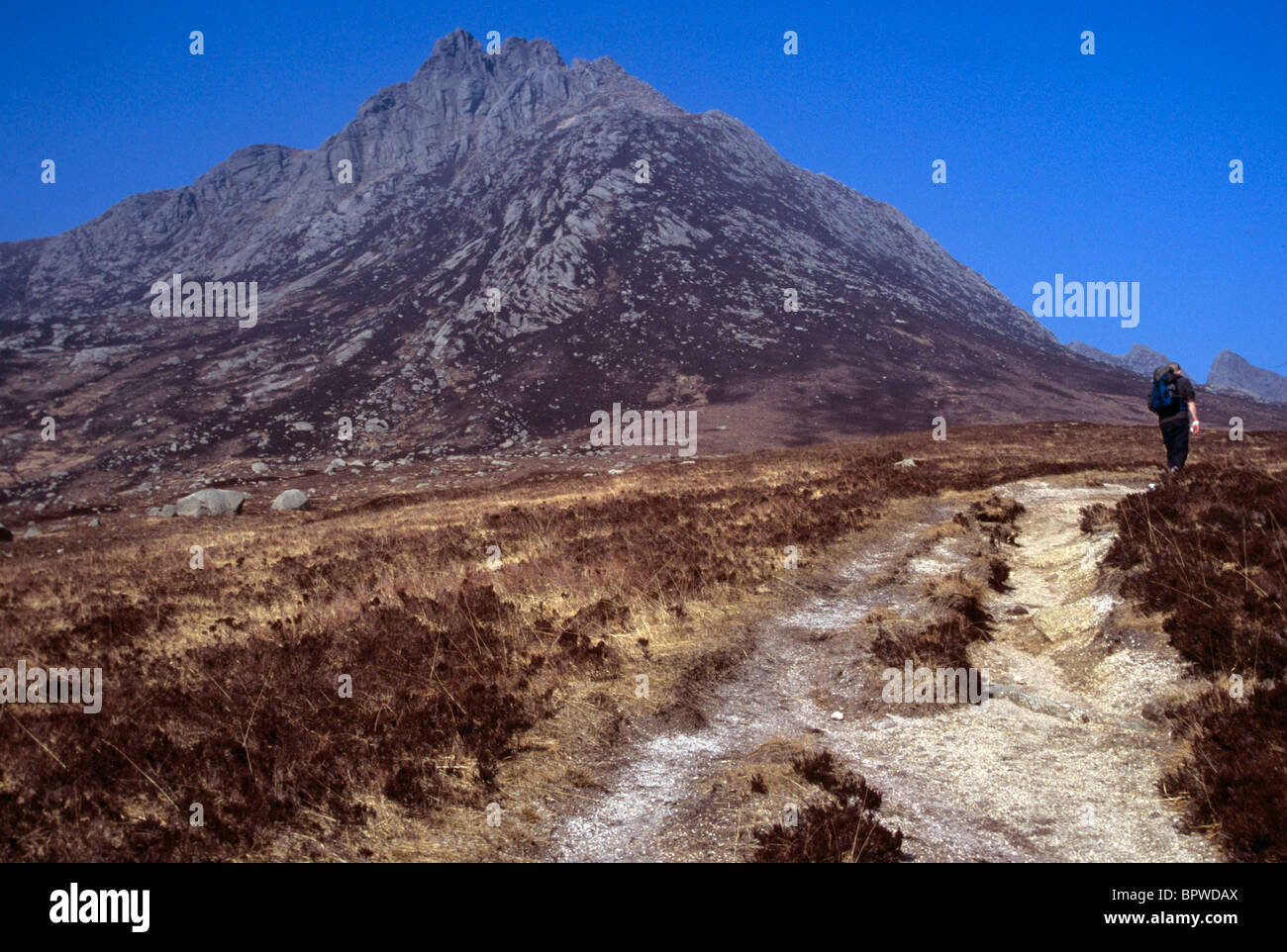 Goat Fell on the Isle of Arran, Scotland Stock Photo - Alamy