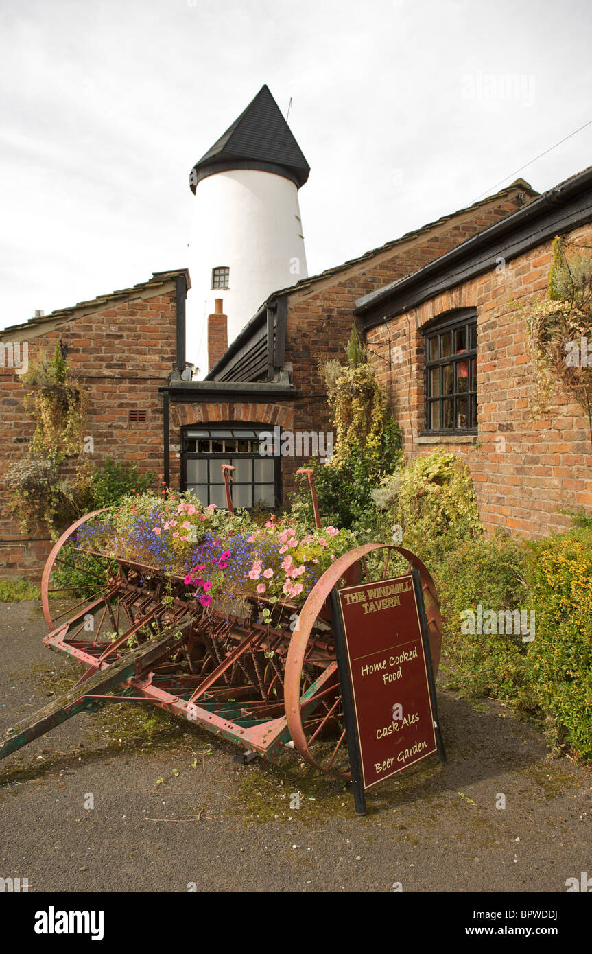 The windmill pub at Salwick,Lancashire,UK Stock Photo - Alamy