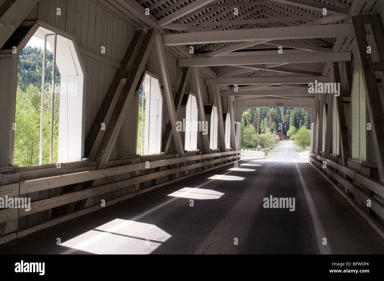 Inside covered bridge hi-res stock photography and images - Alamy