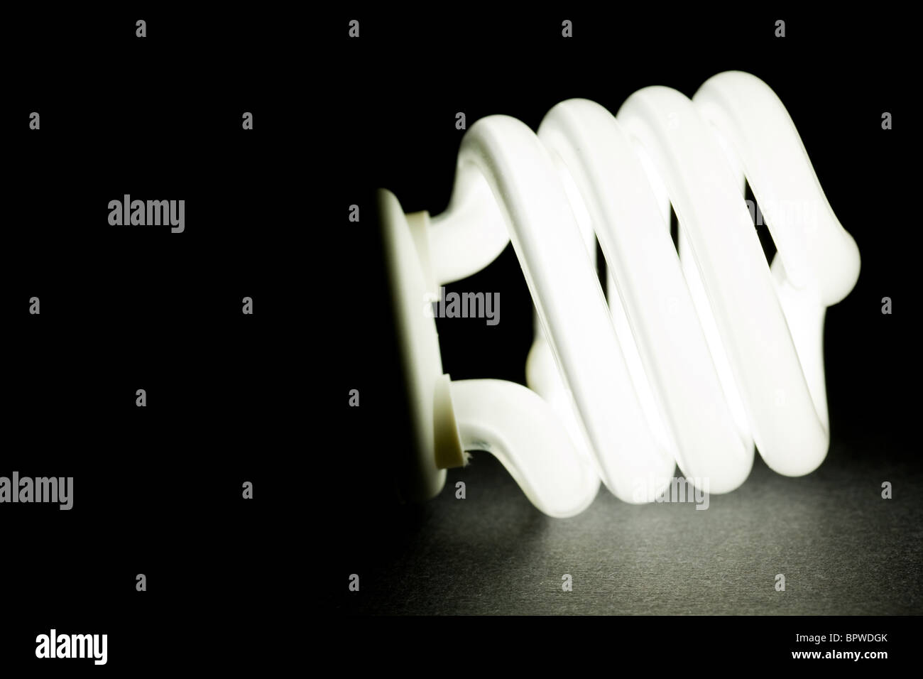 Compact Fluorescent Lightbulb clsoe up Stock Photo - Alamy