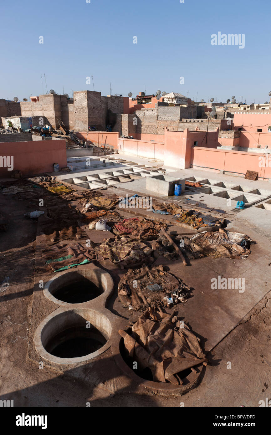 Tanneries in marrakesh hi-res stock photography and images - Alamy