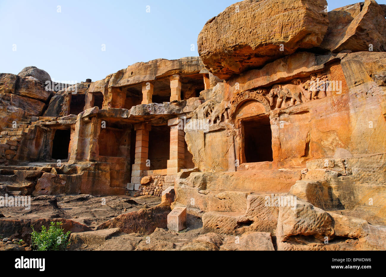Udaigiri and Khandagiri Caves, Orissa, India Stock Photo - Alamy