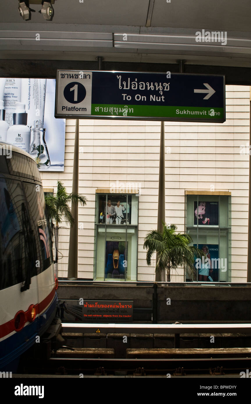 BTS sky train in Bangkok Stock Photo - Alamy
