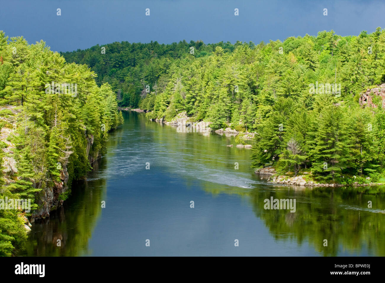French River, French River Provincial Park, Ontario, Canada Stock Photo ...