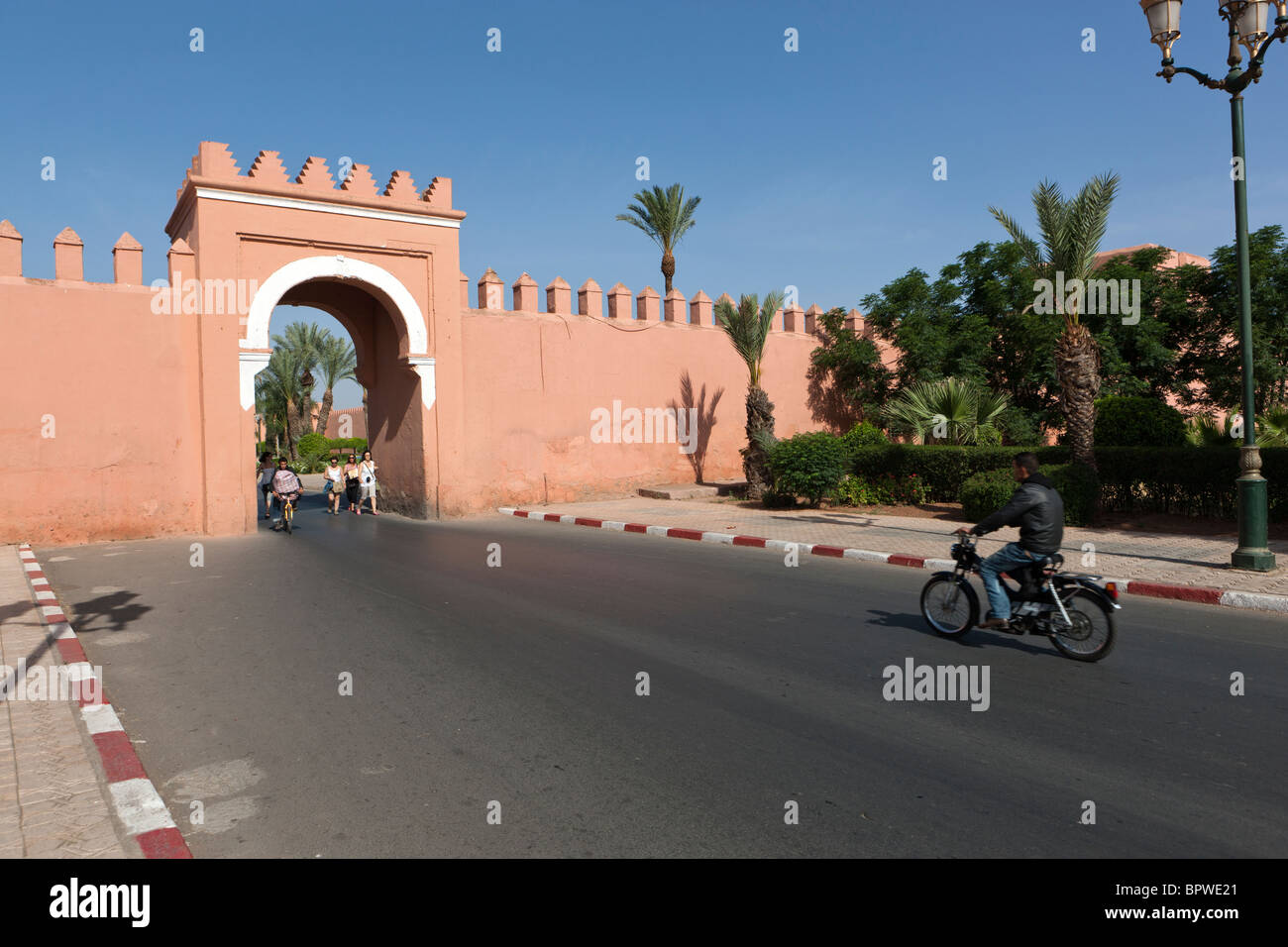 City wall, Marrakech, Morocco, North Africa, Africa Stock Photo - Alamy